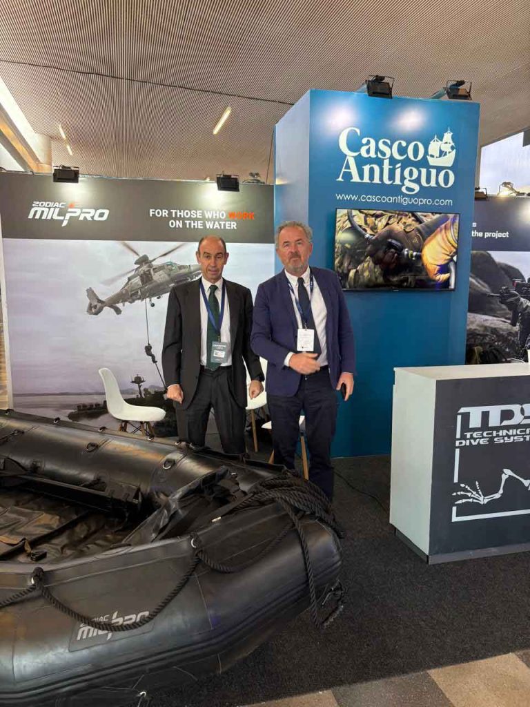 Casco Antiguo Pro destaca su liderazgo en buceo militar en Exponaval ...